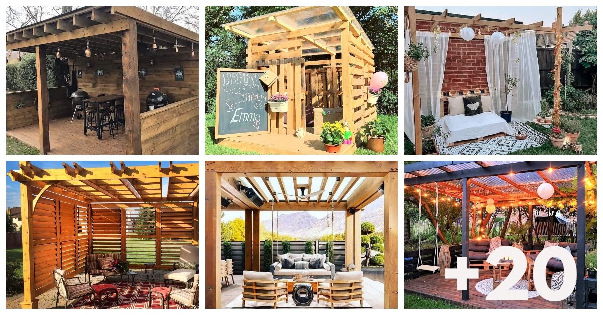 Como hacer una pergolas +20 ideas con madera - Varyedades DIY